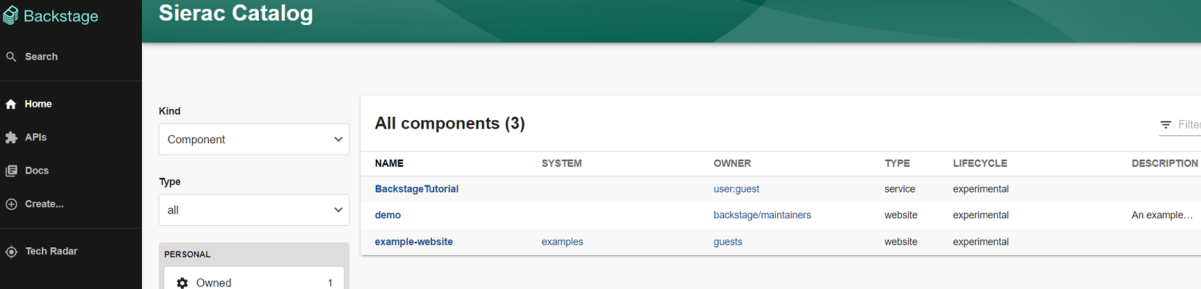 Finished Getting Started, configuring Backstage - Then what? · Issue #173 · backstage/demo · GitHub