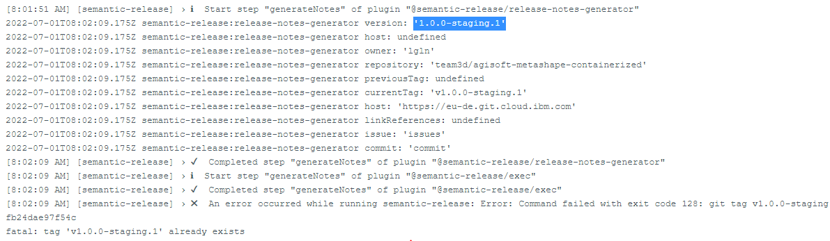 Semantic-Release does not pick up existing tags after repo migration · Issue #2501 · semantic ...