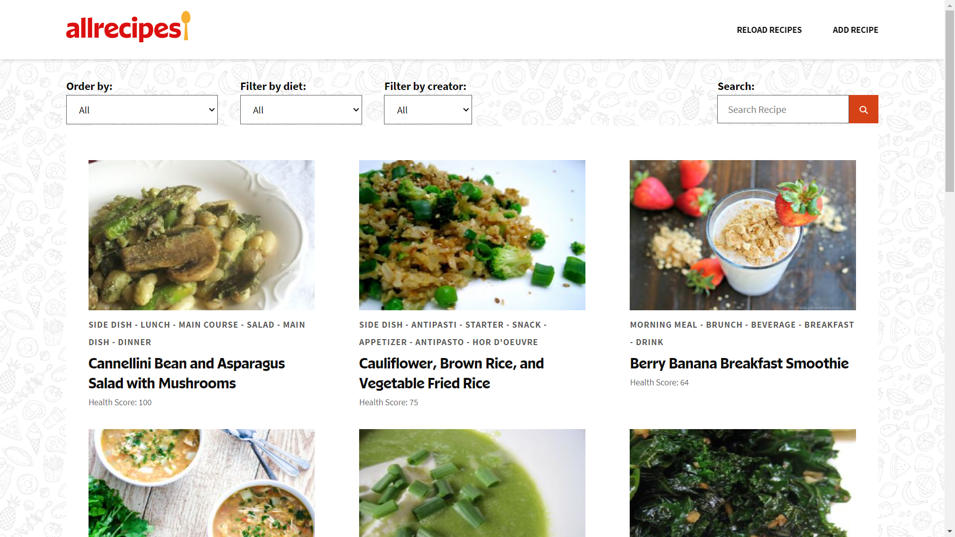 Github Juangoicocheaallrecipes Design And Develop A Recipes App 0868
