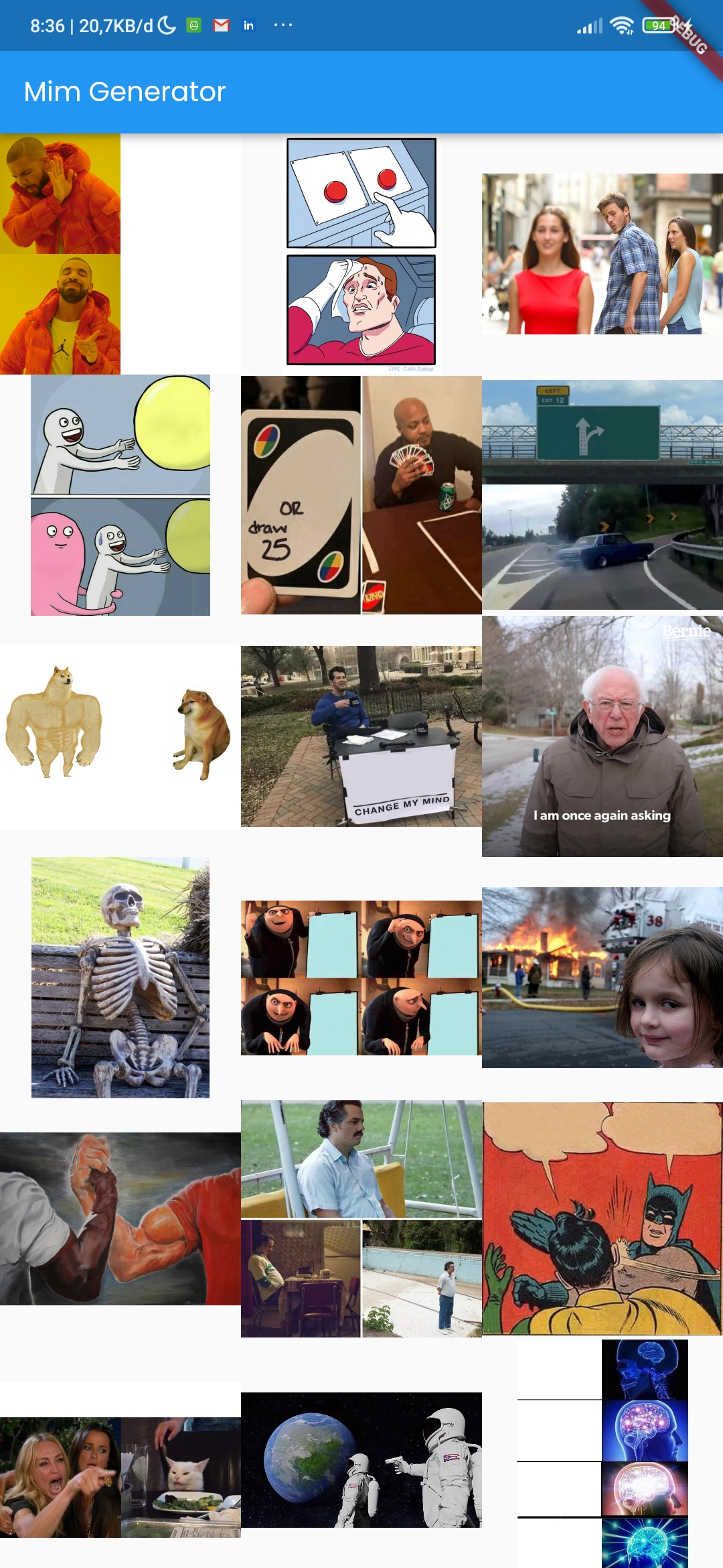 GitHub - pr4s4di/mim-generator: An app to choose any of popular meme ...