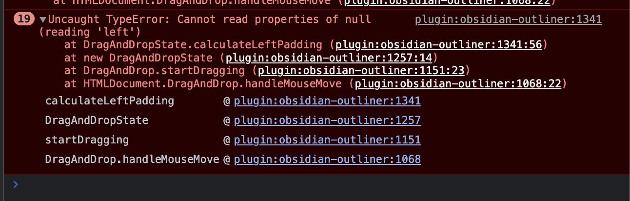 [BUG] Doesn't drag on most items 😞 · Issue #454 · vslinko/obsidian-outliner · GitHub