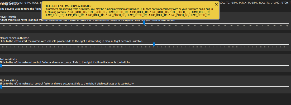 Parameter missing from firmware · Issue #9829 · PX4/PX4-Autopilot · GitHub