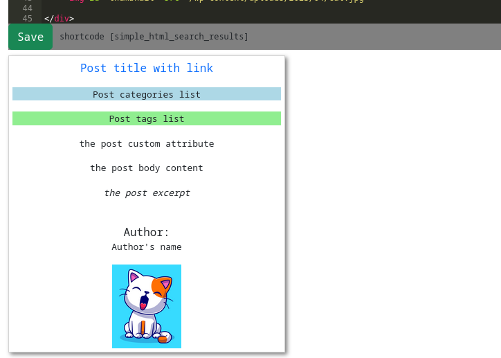 GitHub - fabiopallini/simple-html-search: WordPress plugin to create a ...