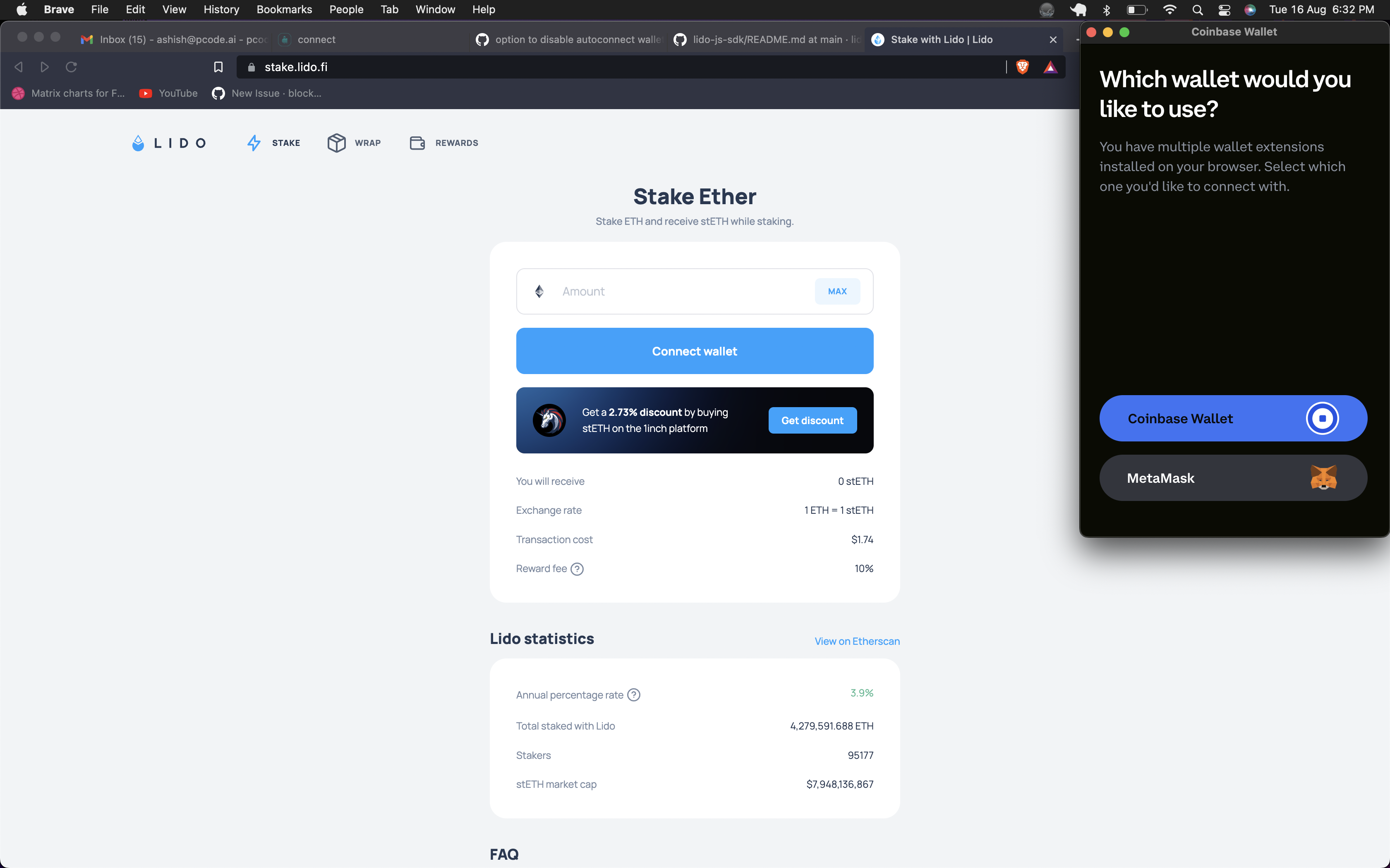 option to disable autoconnect wallets · Issue #66 · lidofinance/lido-js-sdk · GitHub
