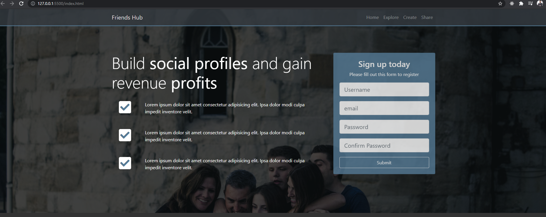 GitHub - vishwanatha-reddy/Friends-Hub