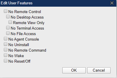 Extend feature on Selected user groups · Issue #3129 · Ylianst/MeshCentral · GitHub