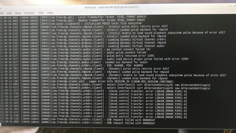 usb request failed with 0000054f - usb webcam problem · Issue #7025 · FreeRDP/FreeRDP · GitHub