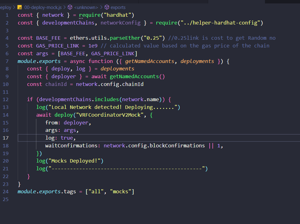 ERROR processing skip func of · smartcontractkit full-blockchain-solidity-course-js · Discussion ...