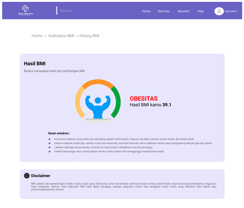 [S2-PB10] Membuat Kalkulator BMI · Issue #35 · SI-RPL-2023/SI4401_KEL224_adaHEALTH · GitHub