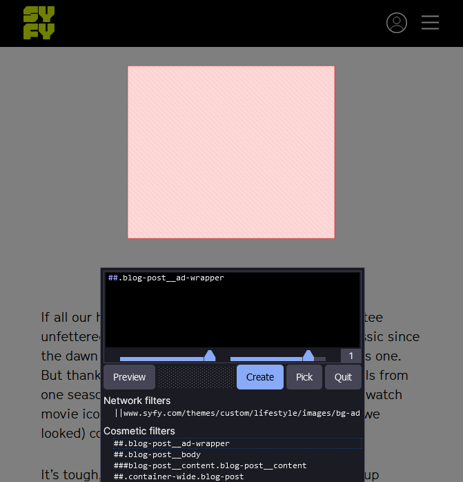 Syfy Issue 14880 Easylist Easylist Github