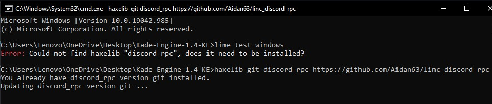 Updating Bug · Kade Github Kade Engine · Discussion 533 · Github
