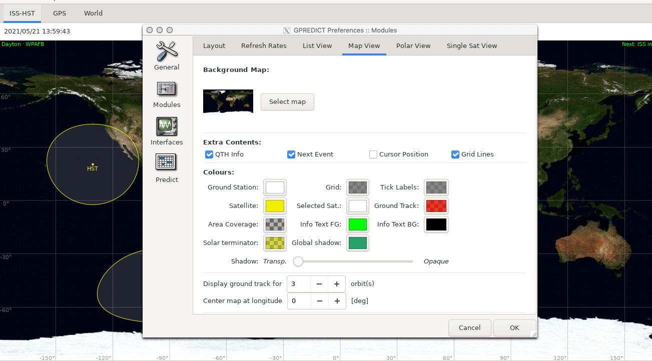 Solar Terminator Other Features Not Working · Issue #262 · csete/gpredict · GitHub
