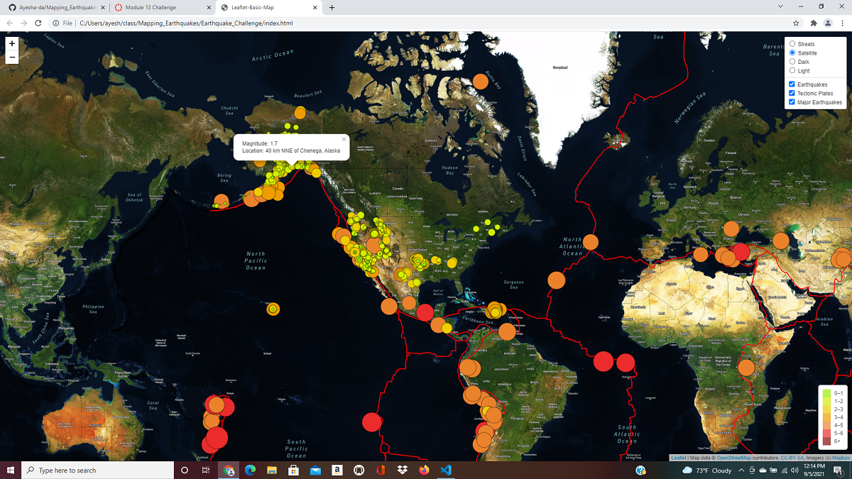 GitHub - Ayesha-da/Mapping_Earthquakes: To see the earthquake data in relation to the tectonic ...