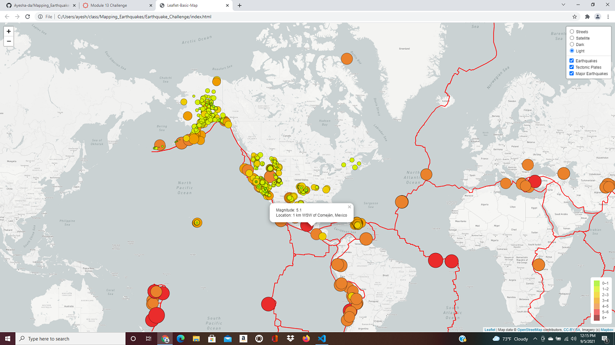 GitHub - Ayesha-da/Mapping_Earthquakes: To see the earthquake data in relation to the tectonic ...