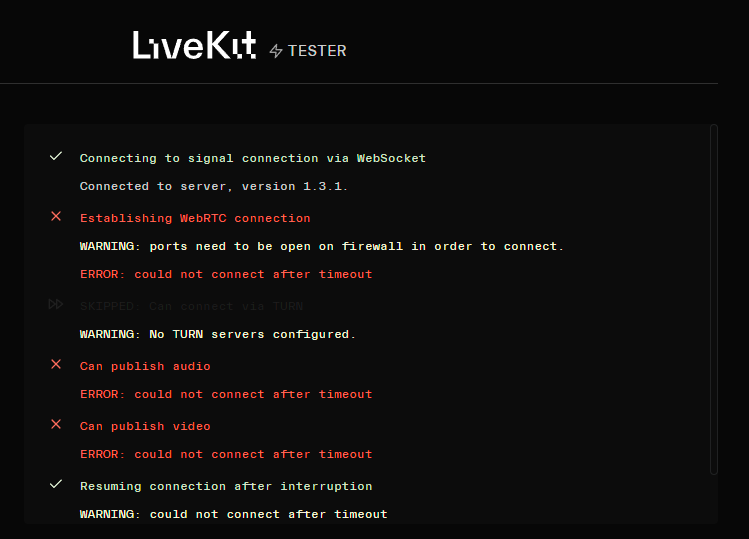 Livekit Over Version 1 2 3 And Public Ip On Loopback Interface