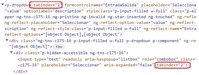 p-dropdown: undesired behavior when adding tabindex attribute · Issue #12992 · primefaces ...