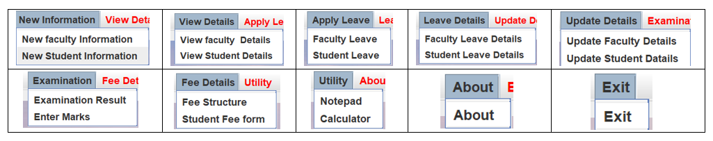 GitHub - sqladitya/UMS-Java: University Management System Desktop ...