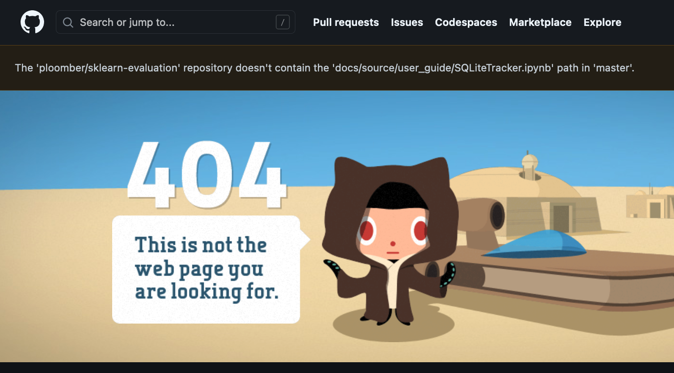 Liks to "Edit on GitHub" are broken for some doc pages · Issue #90 · ploomber/sklearn-evaluation ...