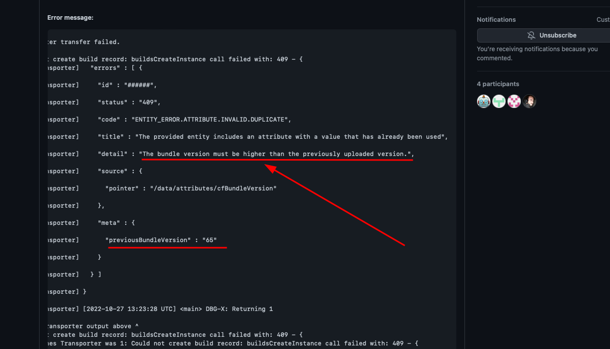 Return Status Of Itunes Transporter Was 1 Could Not Create Build Record Buildscreateinstance