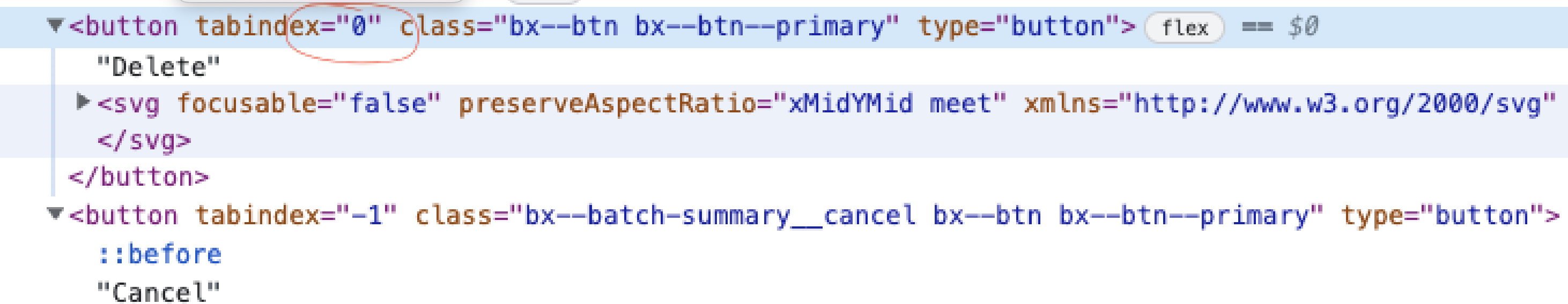 AVT screen reader issue with batch actions Delete button on table by ...