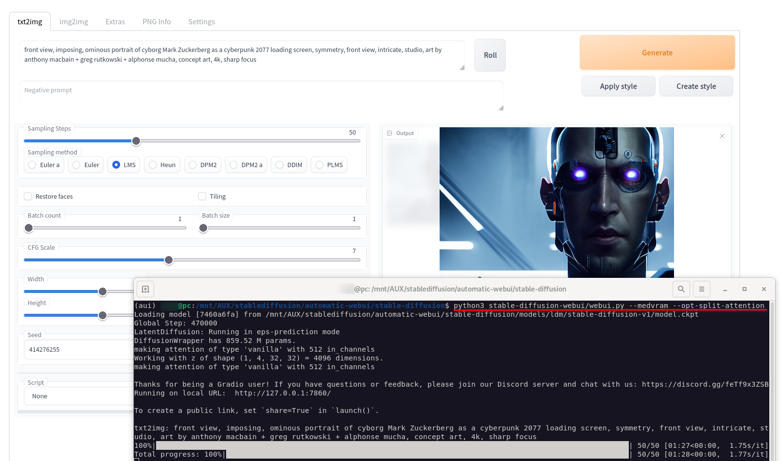 Substantially different image results on Previous Discord Bot/Current Dream Studio vs. local sd ...