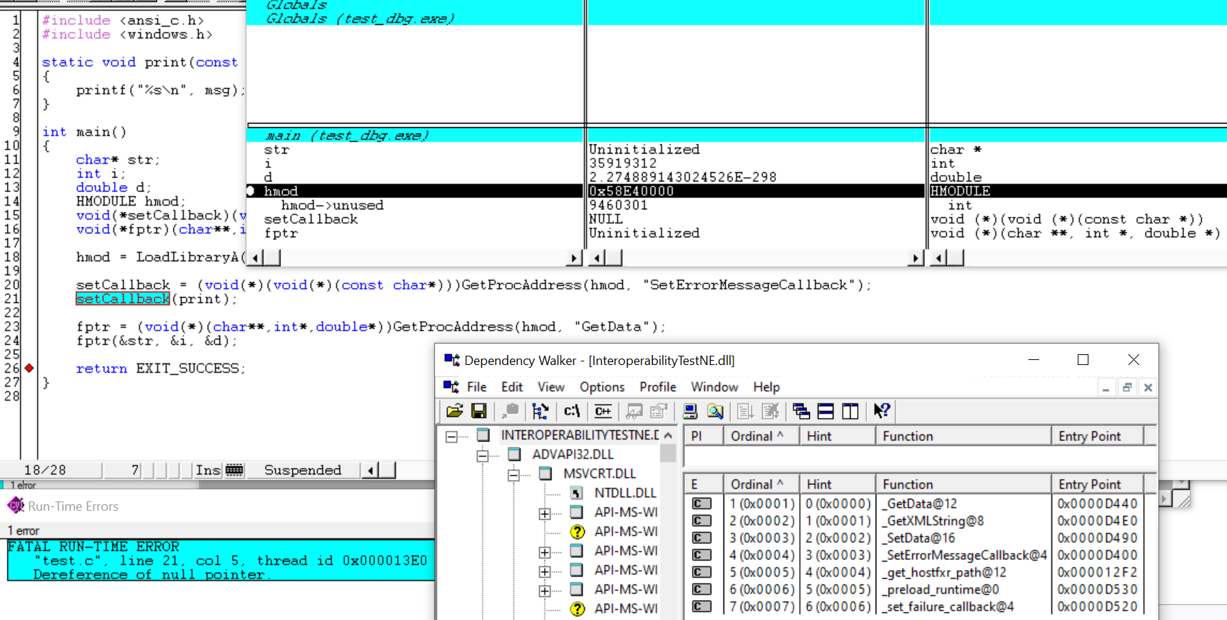 Is there a nice solution for forward Console.WriteLine from C# to C ...