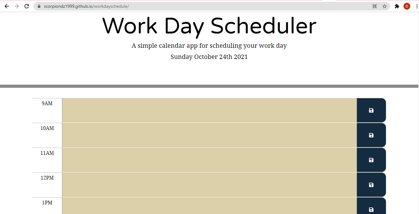 GitHub - scorpiondz1999/workdayschedule