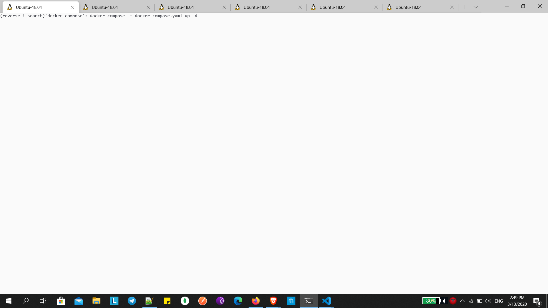 [WSL2][Ubuntu18.04] Unable to run the command if searched using "reverse-i-search" · Issue #4966 ...