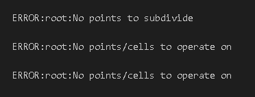 'ERROR:root:No points to subdivide' error while doing boolean difference · Issue #1517 · pyvista ...