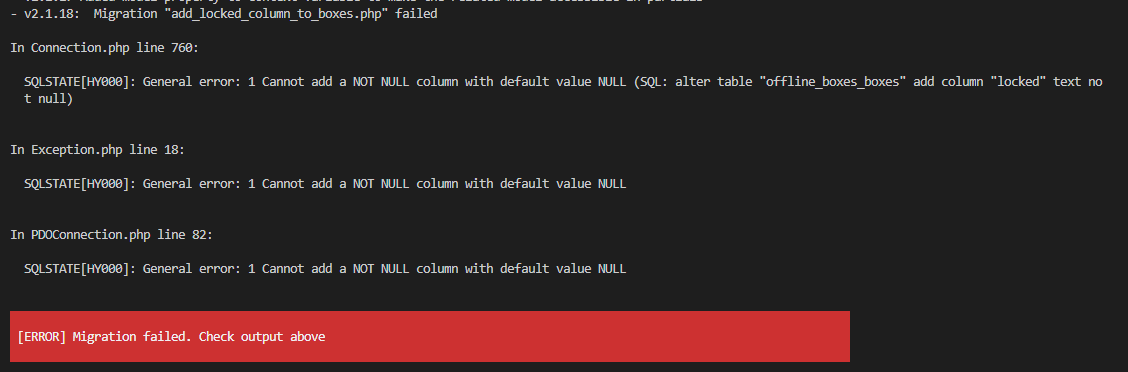 Error on project sync · Issue #44 · OFFLINE-GmbH/oc-boxes-support · GitHub