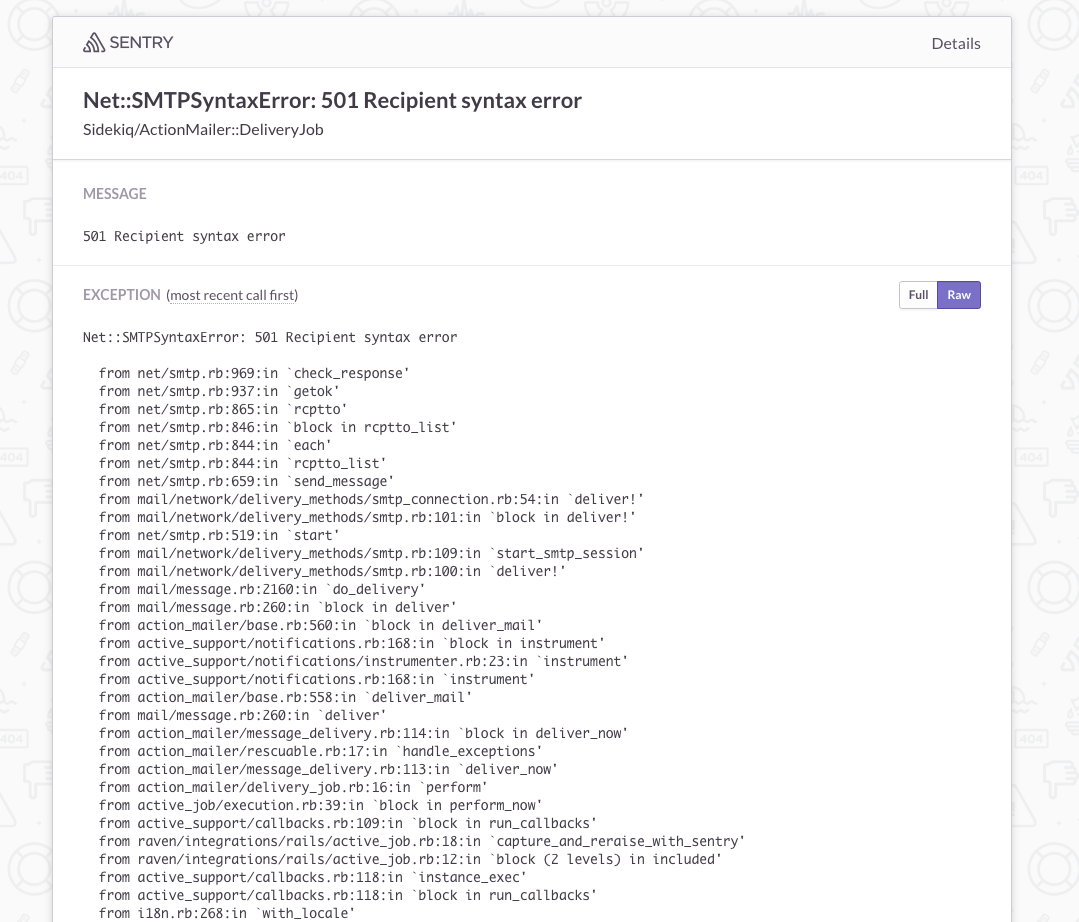 Deal with bad mail address syntax in a more graceful way · Issue #582 ...