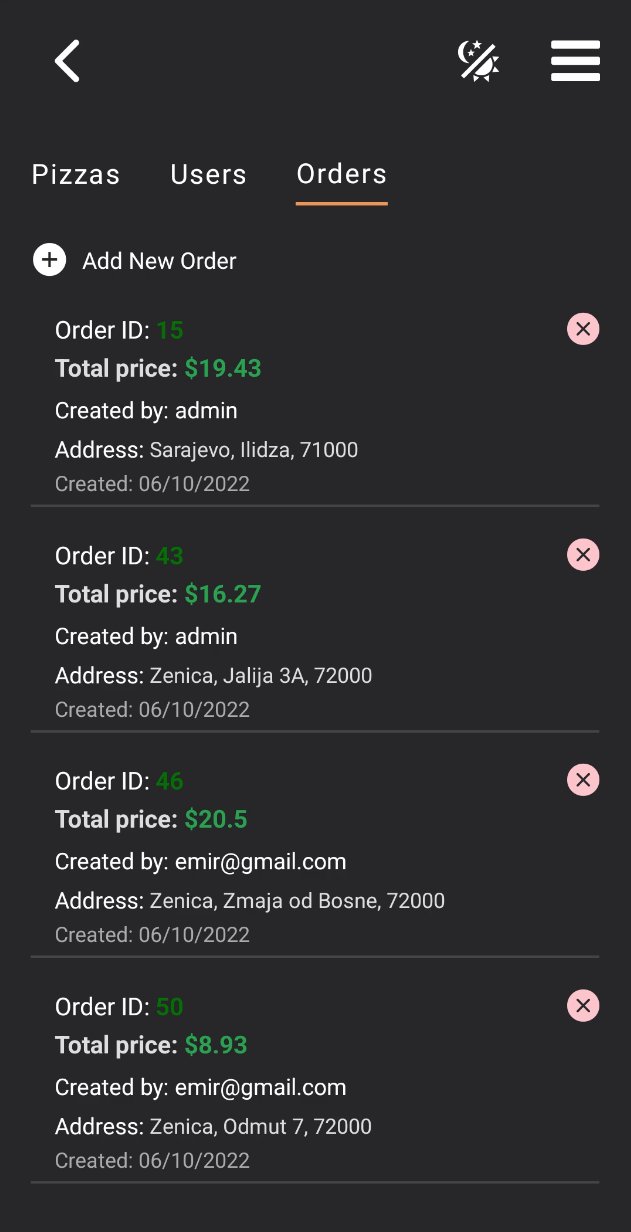 GitHub - emirsahovic/food-delivery-react-native-app: Pizza mobile application allows users to ...