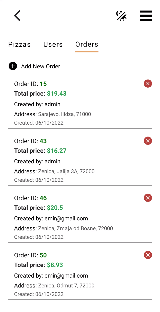 GitHub - emirsahovic/food-delivery-react-native-app: Pizza mobile application allows users to ...