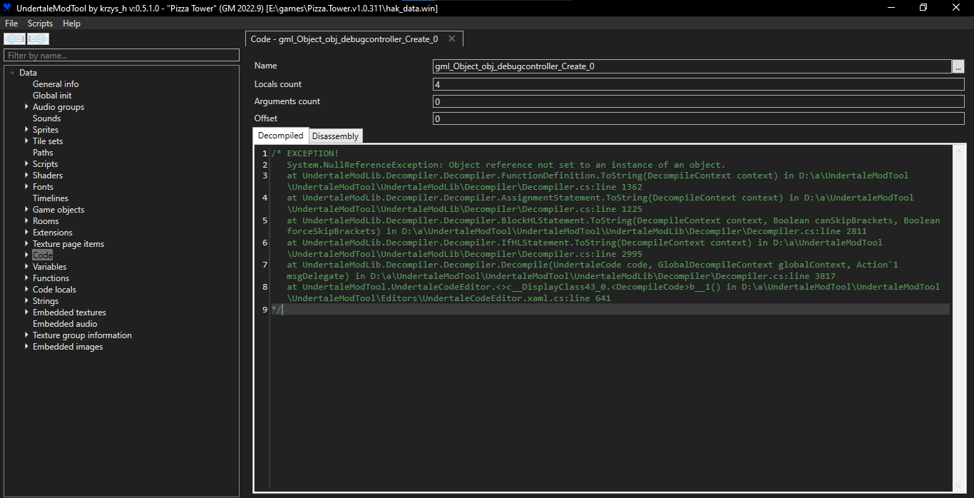 Pizza Tower - Debug Controller Script · Issue #1257 · UnderminersTeam ...
