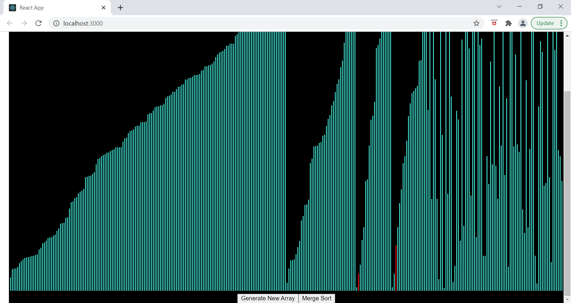 Github Yuliageorgievasorting Visualizer Visual Merge Algorithm