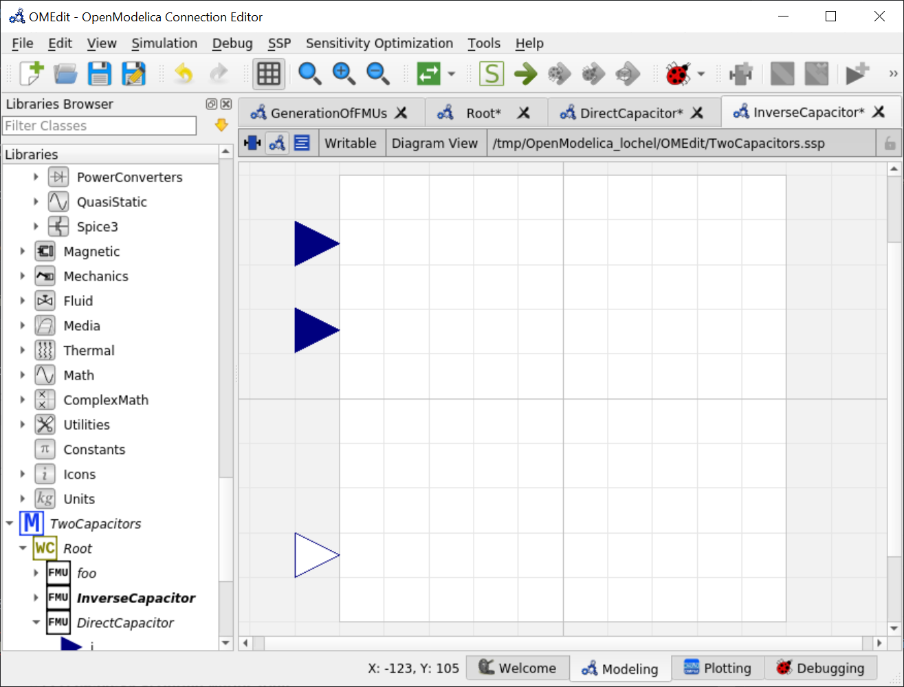 Renaming A Component Opens The Libraries Browsers Tree View · Issue 7166 · Openmodelica