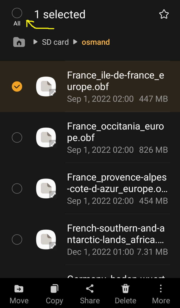 Configure map > Tracks needs a select/deselect toggle per folder · Issue #17103 · osmandapp ...