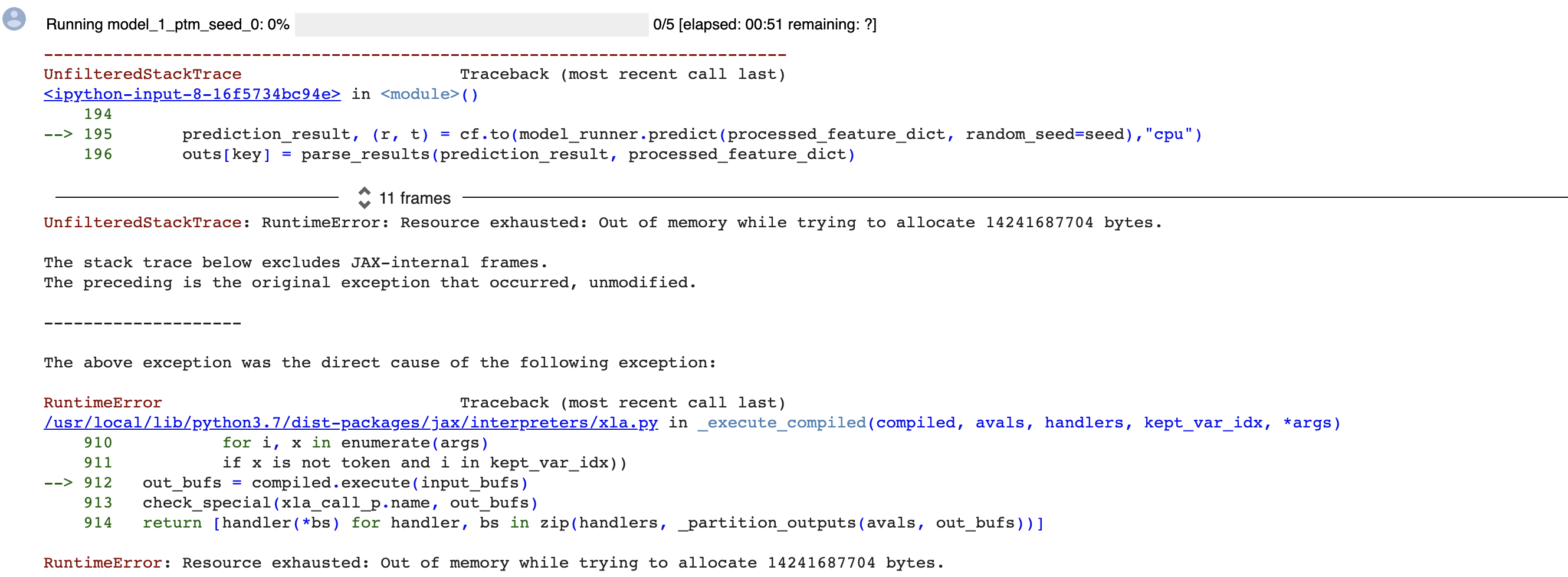 Problem in using Alphafold2 code in Colab PRO · Issue #157 · google-deepmind/alphafold · GitHub