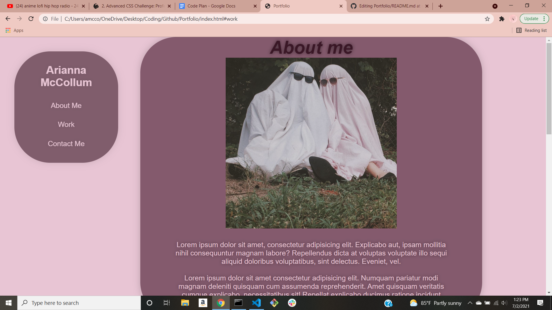 GitHub - Arianna-McCollum/Portfolio