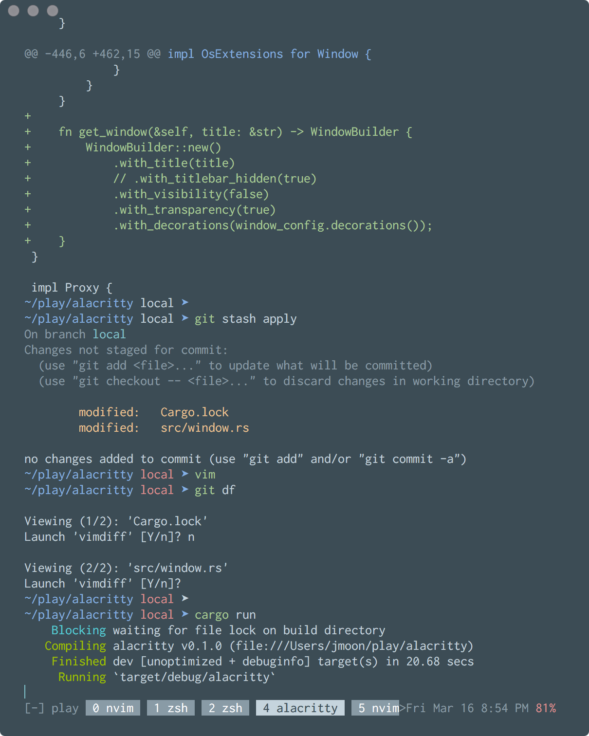 Allow changing window title bar color in macOS · Issue #686 · alacritty ...