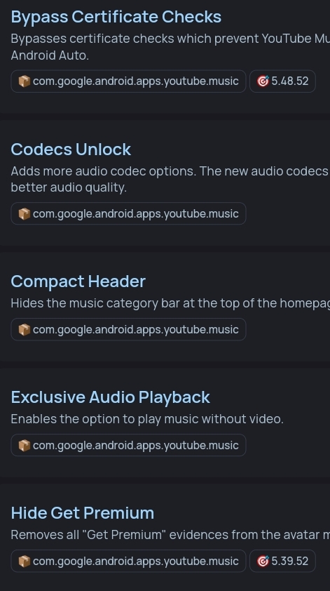 YTM patch showing mismatching target version · Issue #88 · revanced/revanced-website · GitHub
