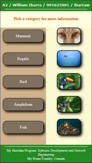 GitHub - ibarraw/AnimalEncyclopedia: An animal encyclopedia designed to ...