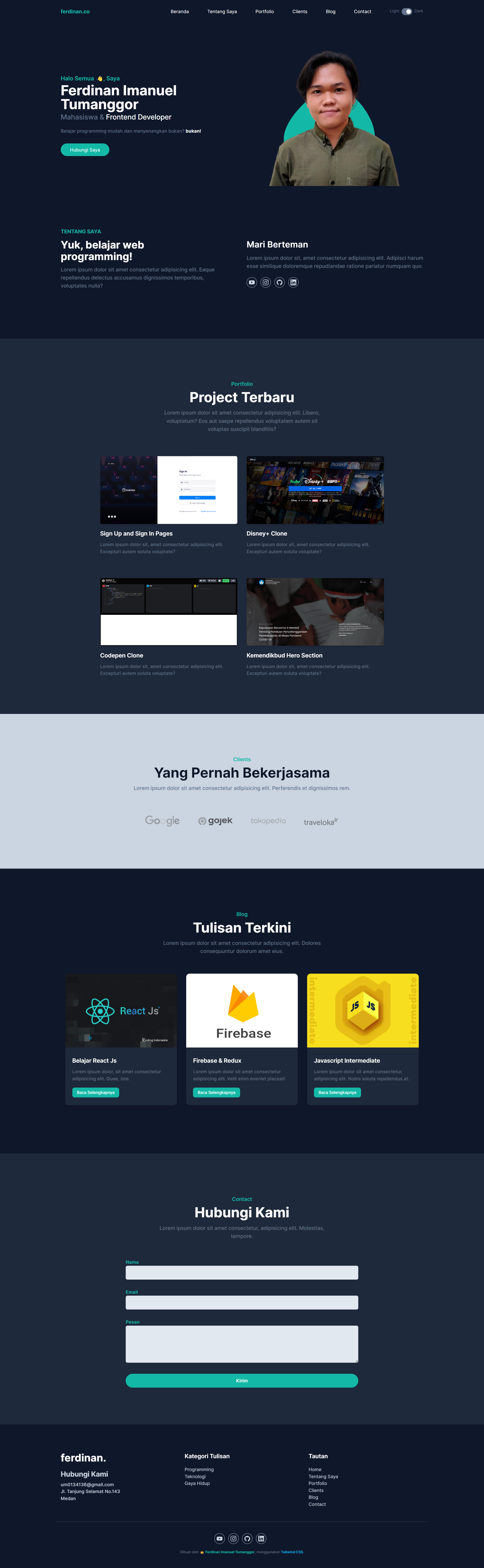 GitHub - ferdinan-ops/portfolio-tailwind GitHub - ferdinan-ops/portfolio-tailwind