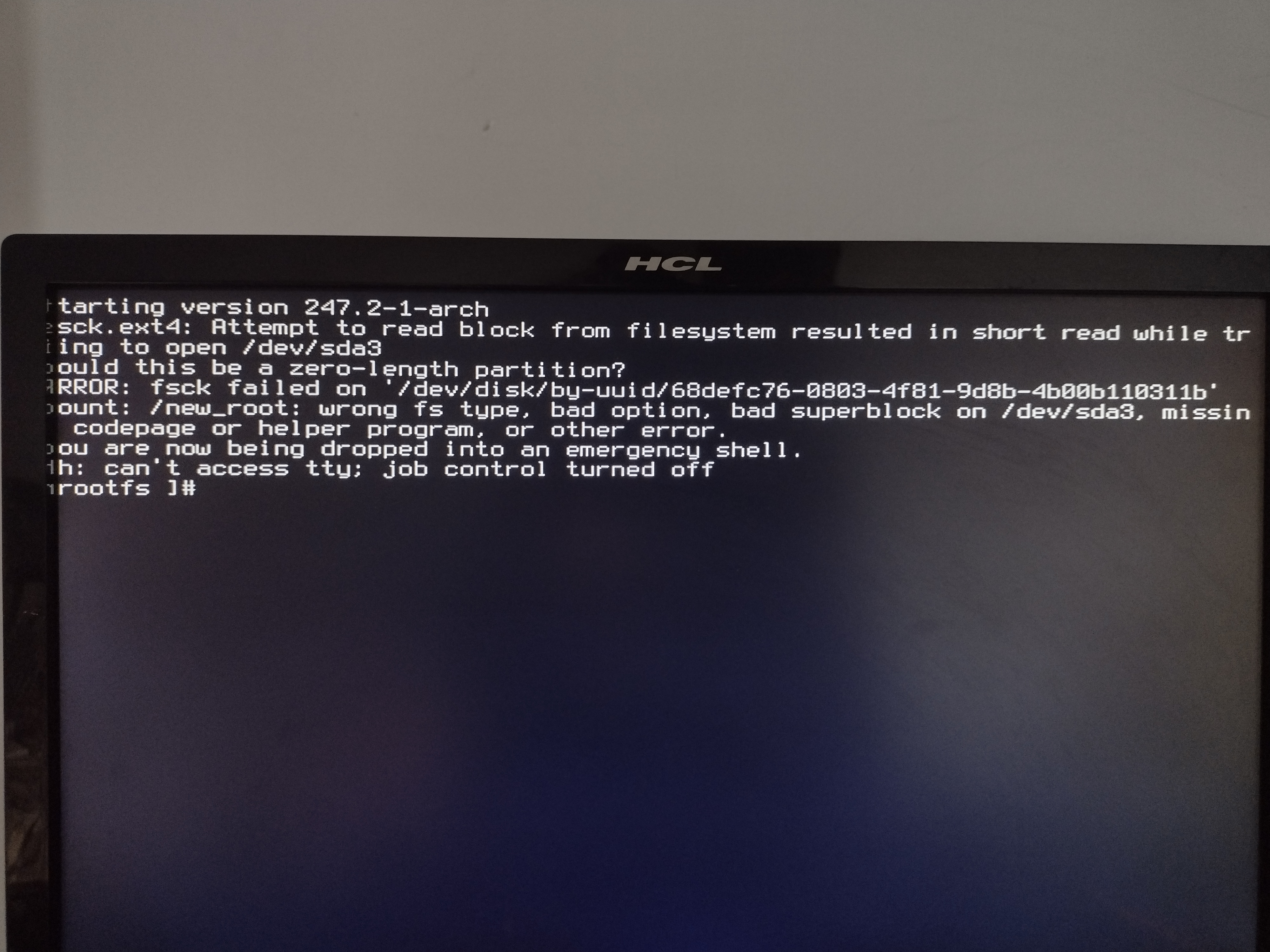 Boot Problem · Issue #3194 · BlackArch/blackarch · GitHub