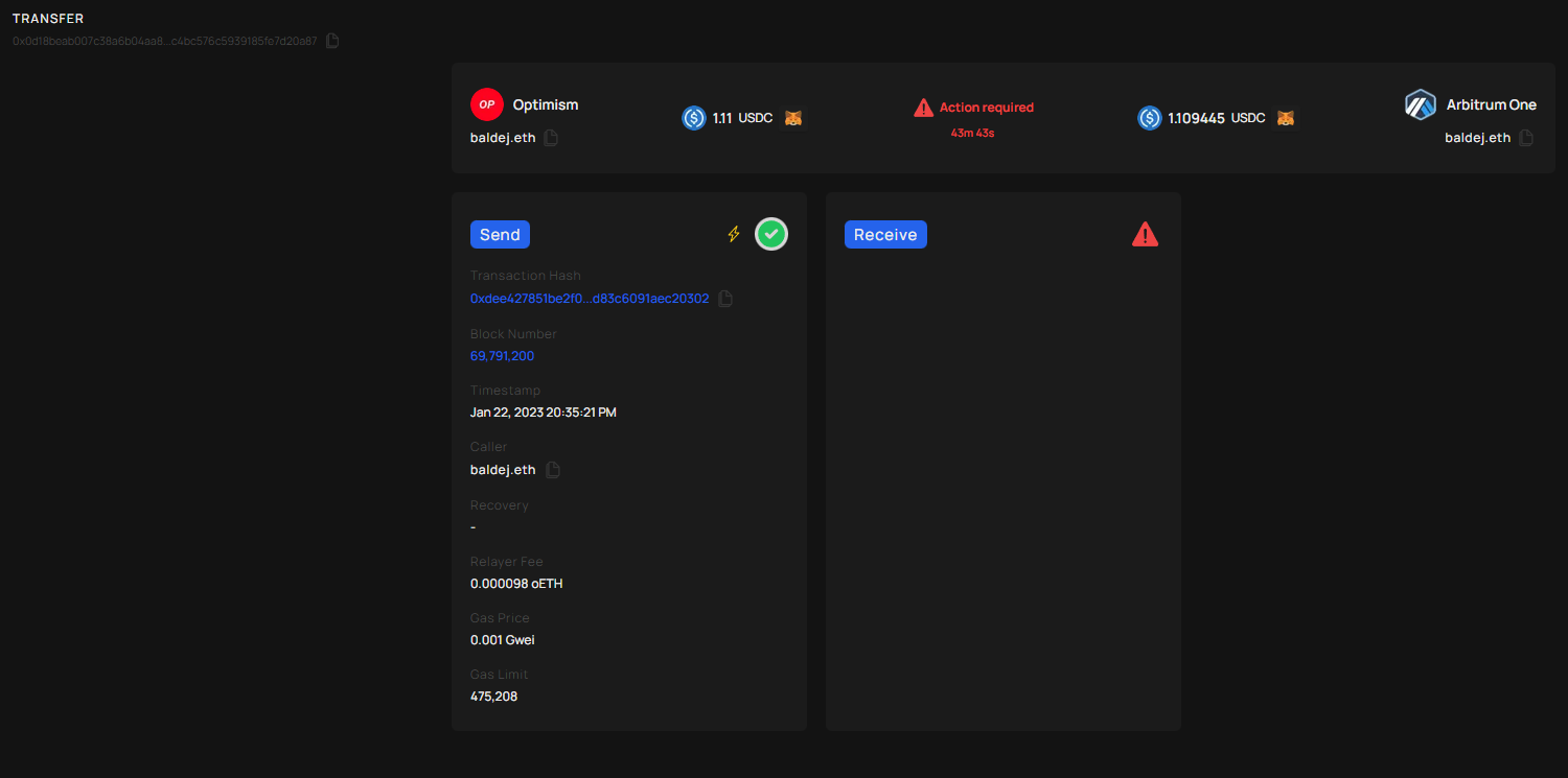 Non-disappearing InsufficientRelayerFee warning · Issue #3173 · connext/monorepo · GitHub