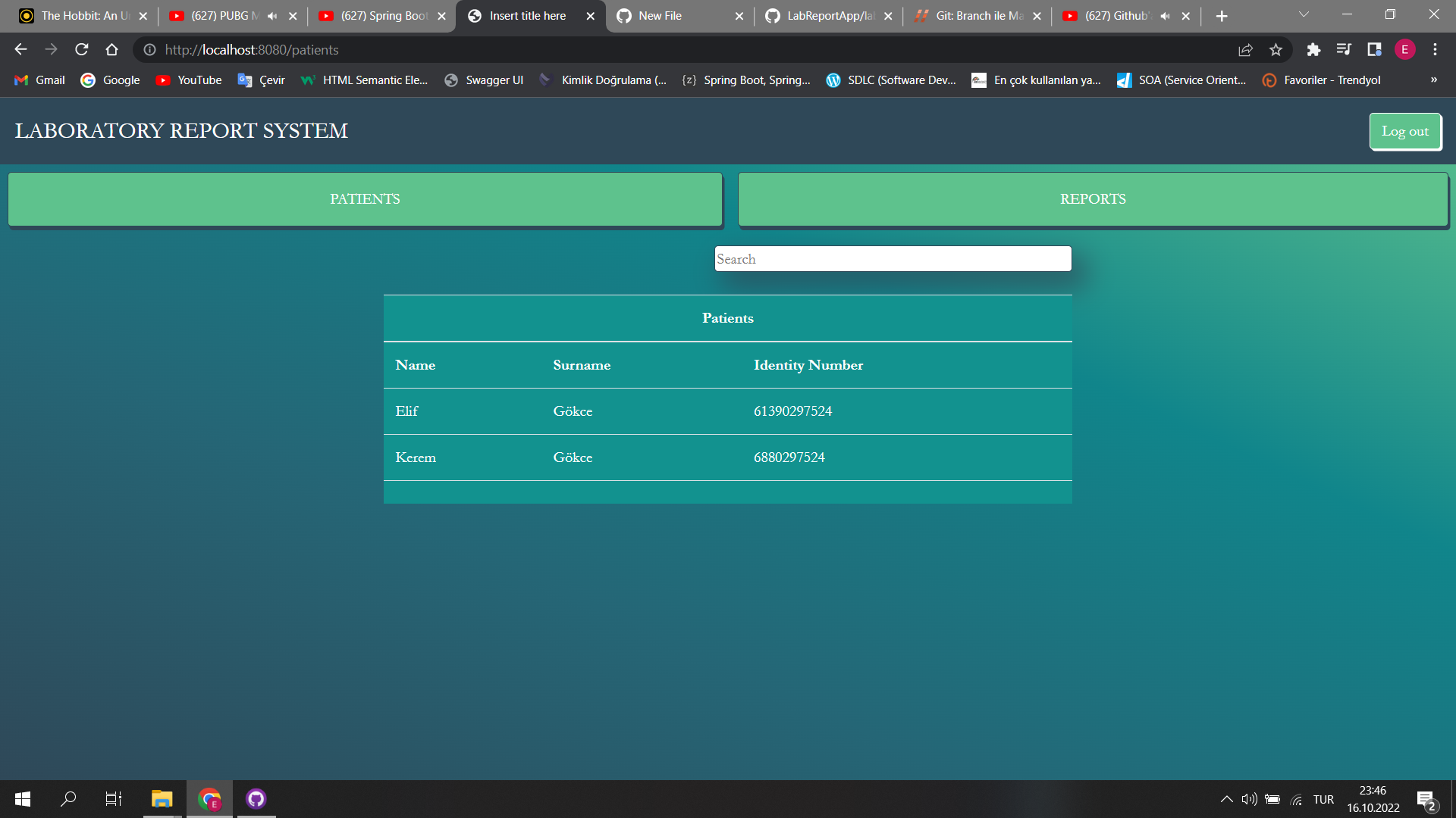 GitHub - elifgokcee/LabReports: Laboratory Report App