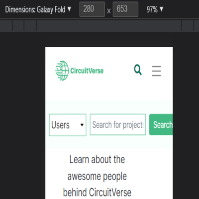 Responsiveness of various webpages · Issue #2918 · CircuitVerse/CircuitVerse · GitHub