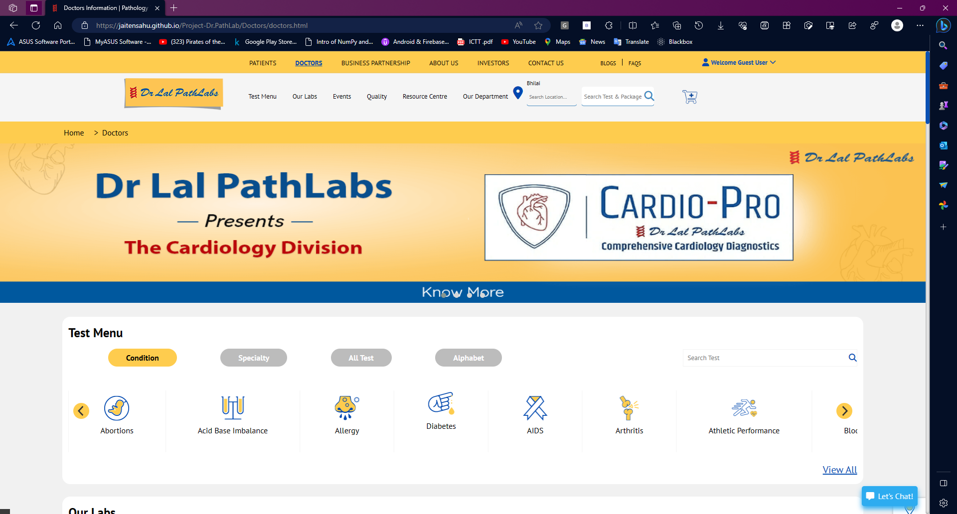 GitHub - jaitensahu/Project-Dr.PathLab