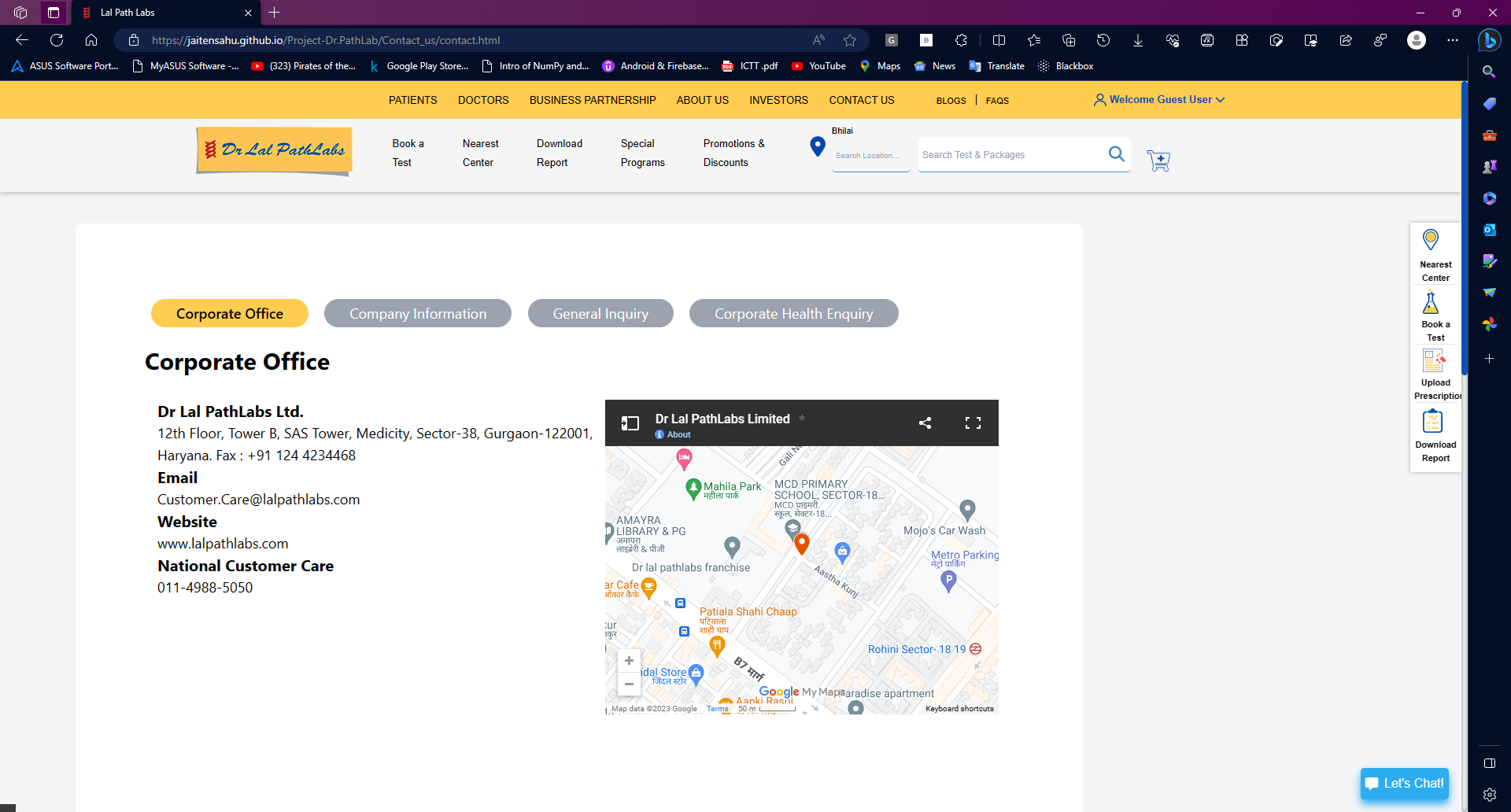 GitHub - jaitensahu/Project-Dr.PathLab