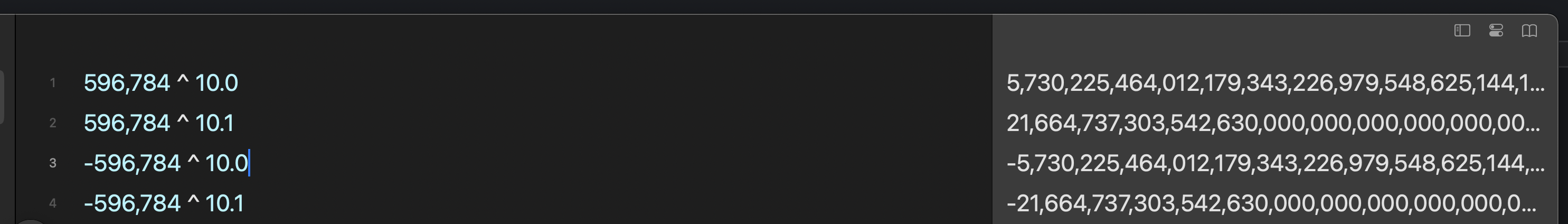 Odd behavior from exponentiation to decimal powers · Issue #1098 · kadena-io/pact · GitHub